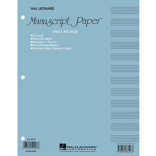 12 Stave Manuscript Paper