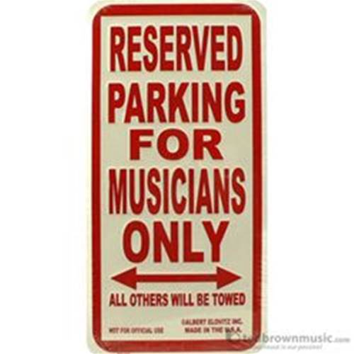 Musician Parking Sign | Tapestry Music