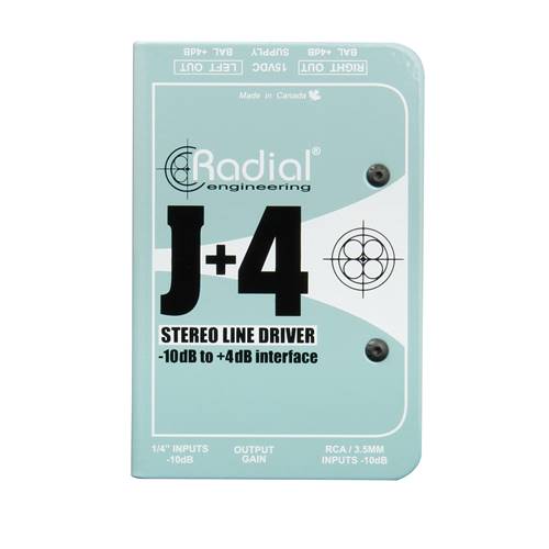 Radial J+4 Stereo Line Driver | Tapestry Music